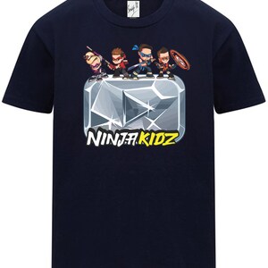 Inspired New Ninja Kidz Tv Merch Kids 2023 T-shirts Gaming Team Tee Top ...