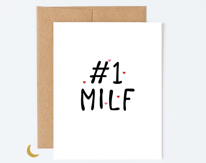 Milf Mothers Day Card For Wife For Girlfriend For Spouse Mothers