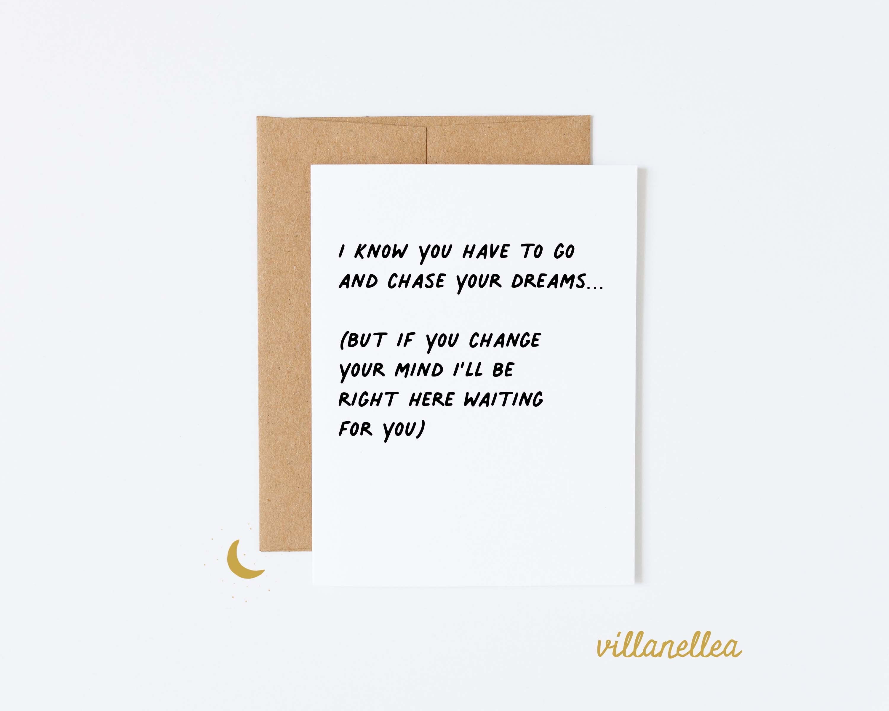 Goodbye Card, I'll Miss You Card - Etsy