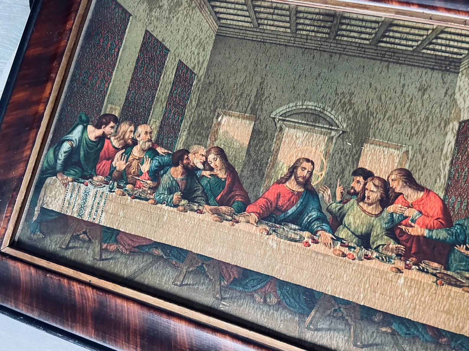 Vintage Last Supper Shadow Box Last Rites Communion Box - Etsy