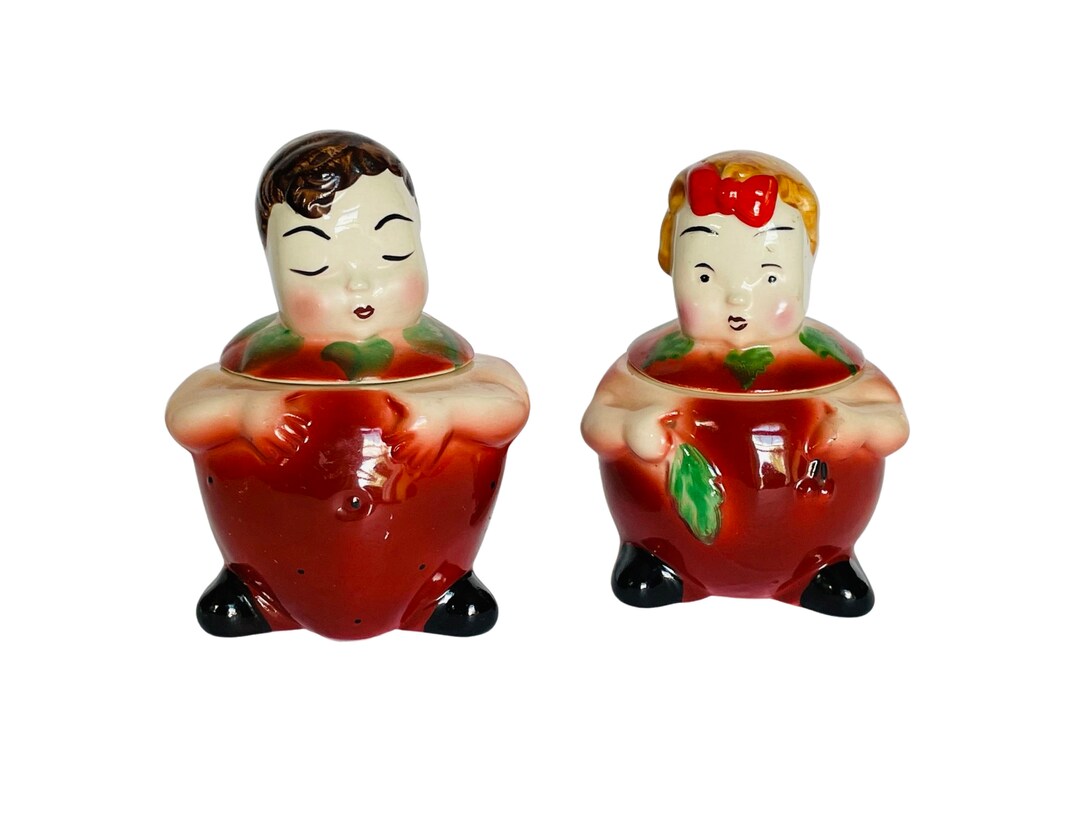 Vintage Carlton Ware Anthropomorphic Orchard Kids Pee Dee Pottery ...