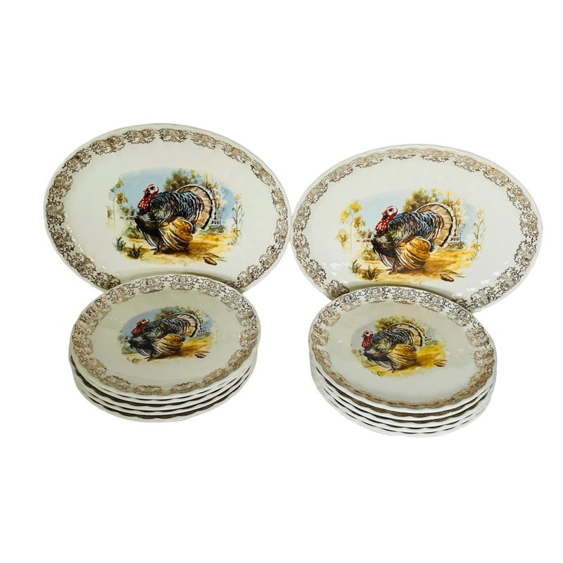 Turkey Plates - Etsy