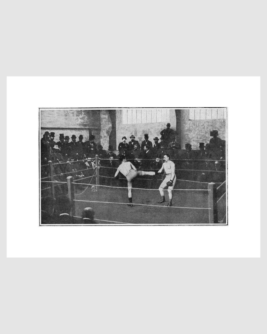 Famous Photography Print of Victorian Match Illustrating French ...