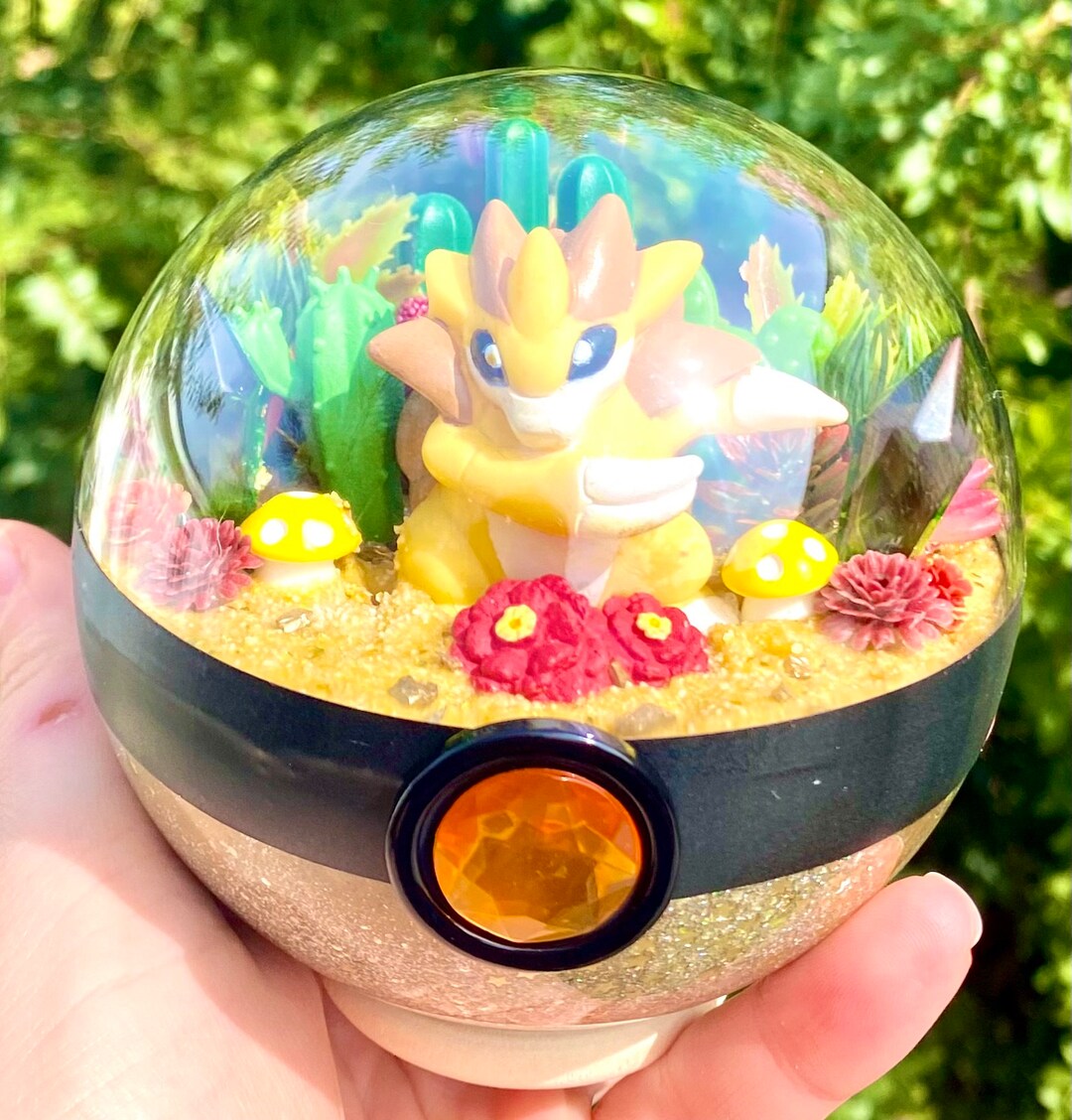 Sandslash Desert Pokémon Pokeball Terrarium Diorama Habitat - Etsy