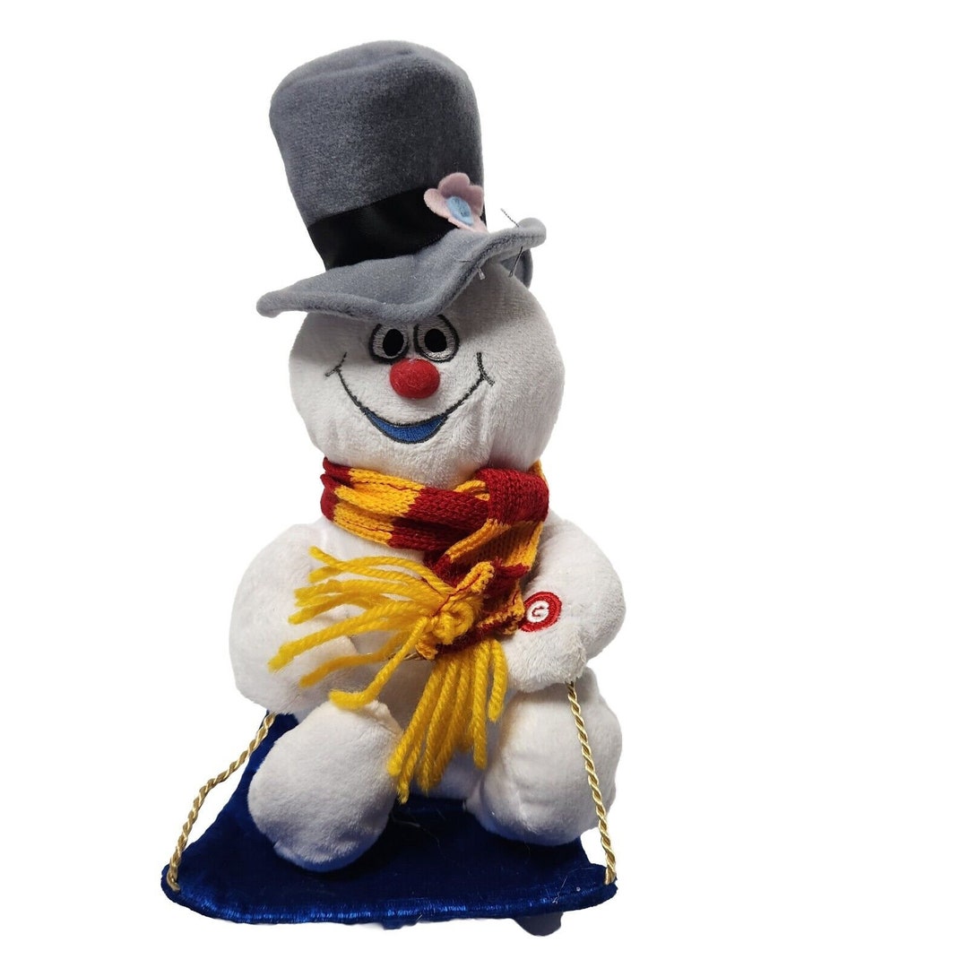Gemmy Frosty the Snowman on Sled Animated - Etsy