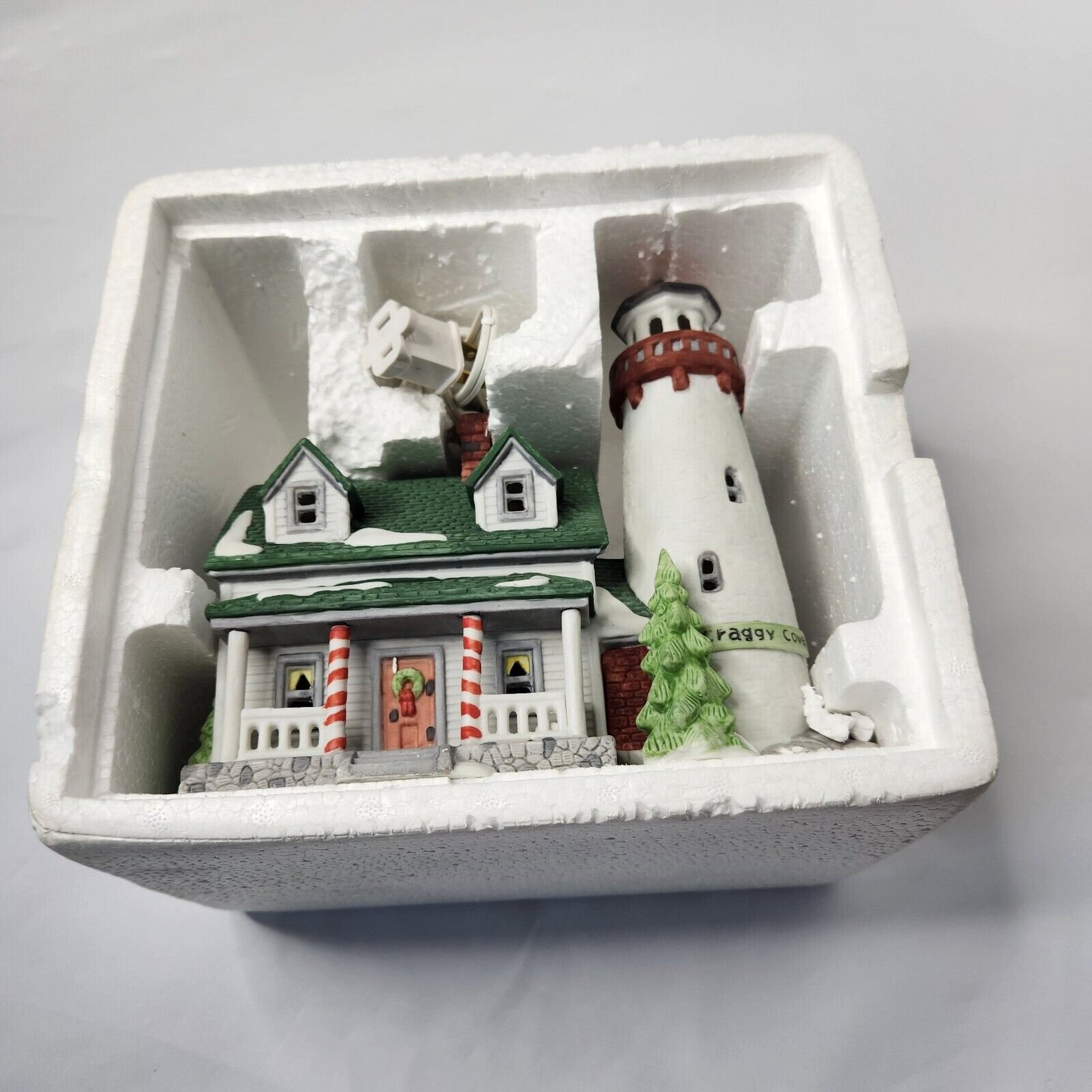 Dept 56 Craggy Cove Lighthouse Vintage 1987 Lights up Retired - Etsy
