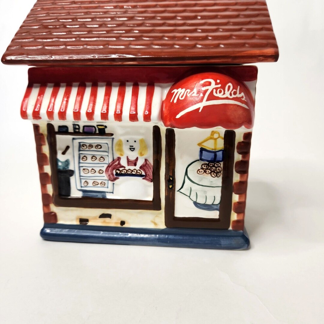 Mrs Fields Vintage Cookie Jar Storefront - Etsy