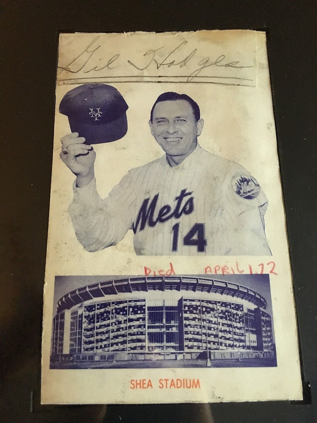 Gil Hodges Authentic Cut Signature Autograph JSA SGC Signed Auto New ...