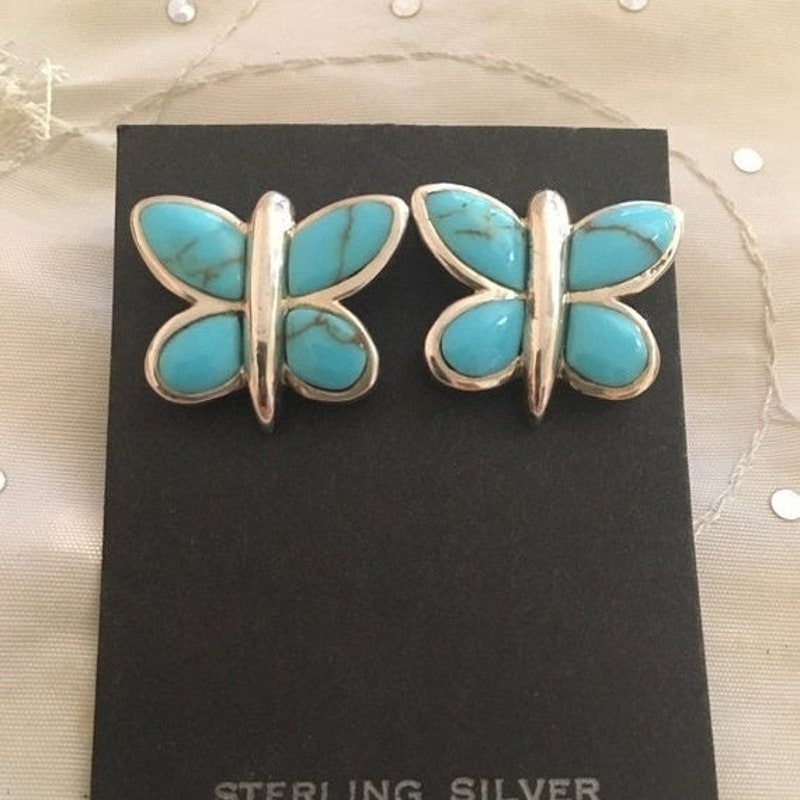 Turquoise Butterfly - Etsy