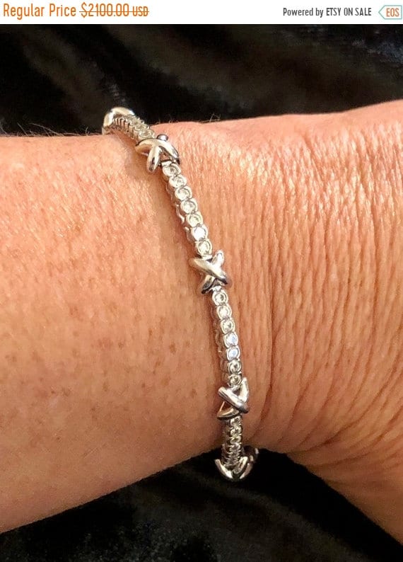 Bezel Set Bracelet Bar