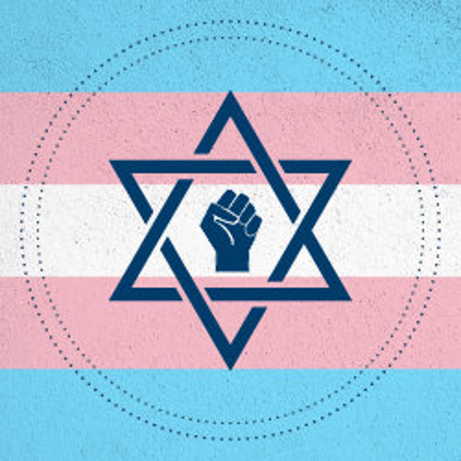 Trans Jewish Pride 2.25 Inch Button Star of David Activist - Etsy