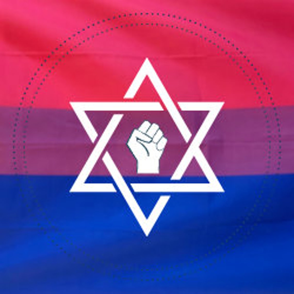 Bisexual Jewish Pride 2.25 Inch Button Star of David - Etsy
