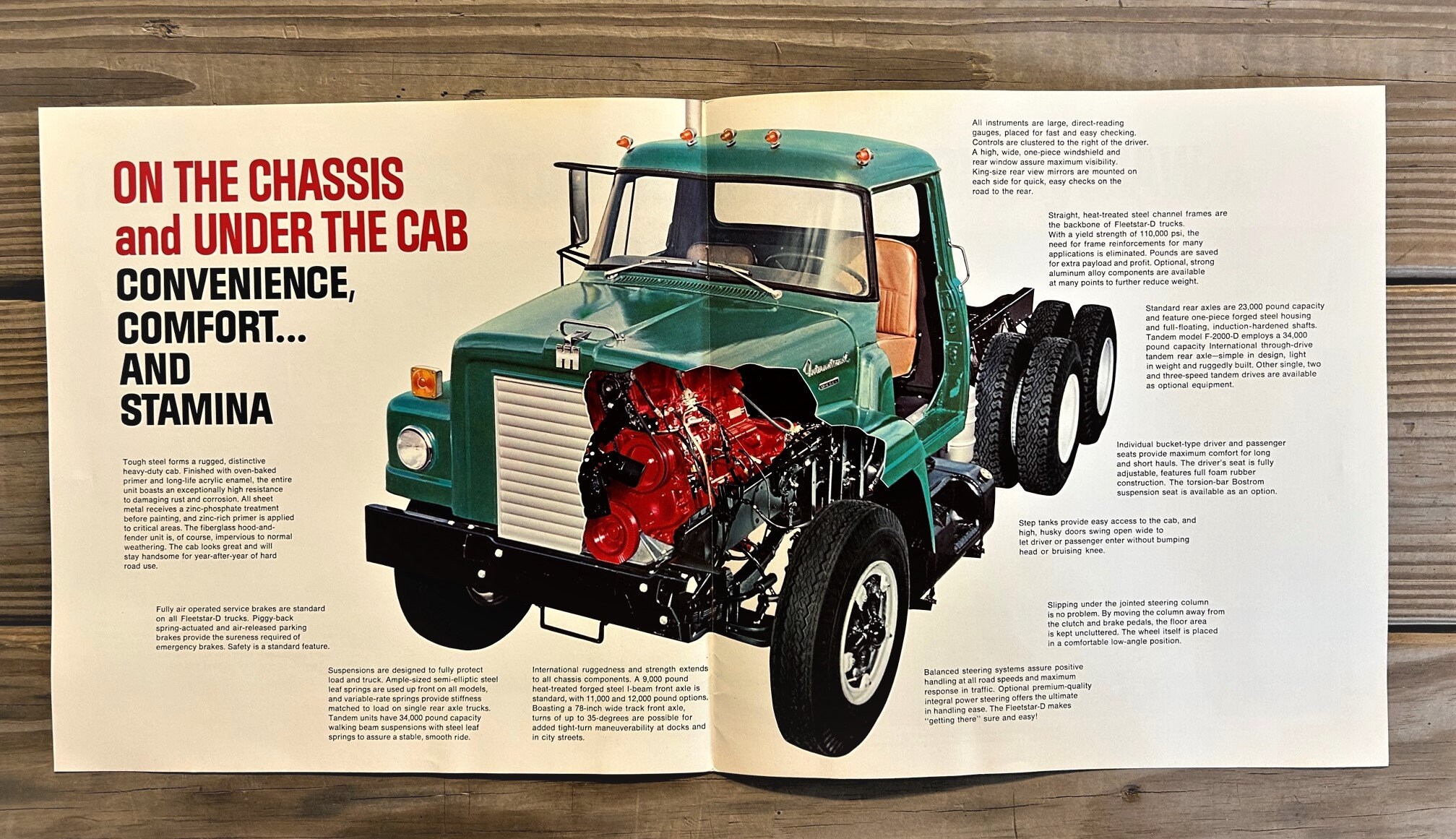 1971 International Fleetstar 2000-D / F-2000-D Original Dealer Showroom ...