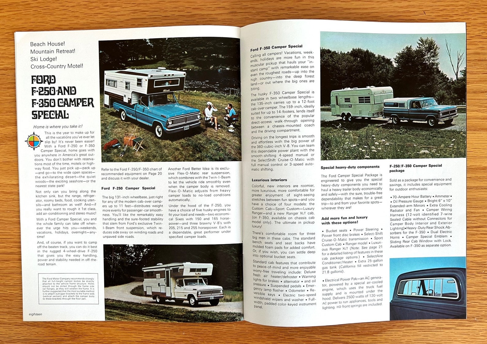 1970 Ford Recreational Vehicles - Original Dealer Showroom Sales ...