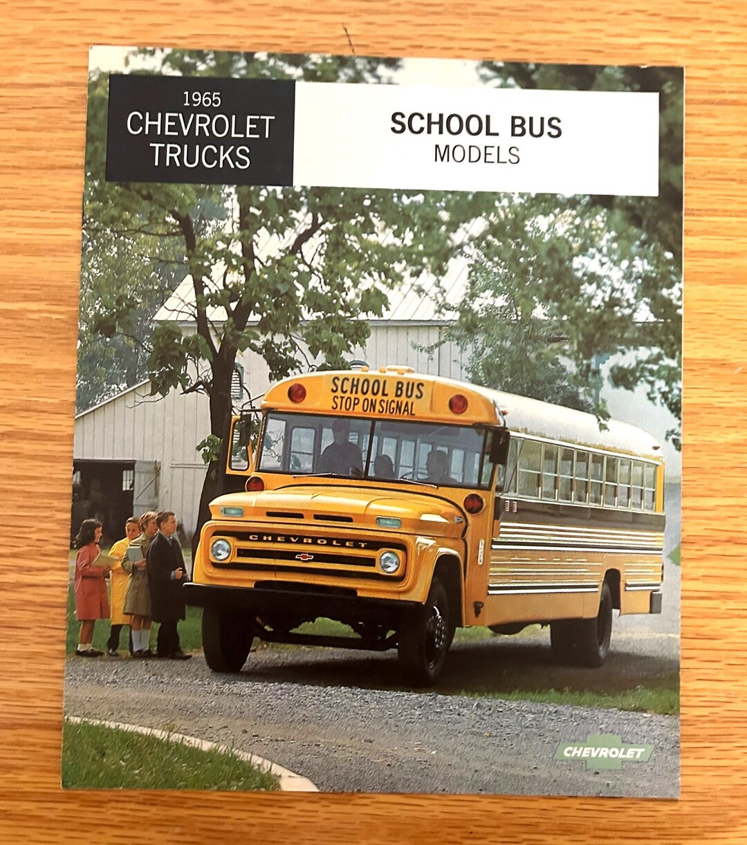 1965 Chevrolet School Bus Sales Brochure - Original Dealer Showroom ...