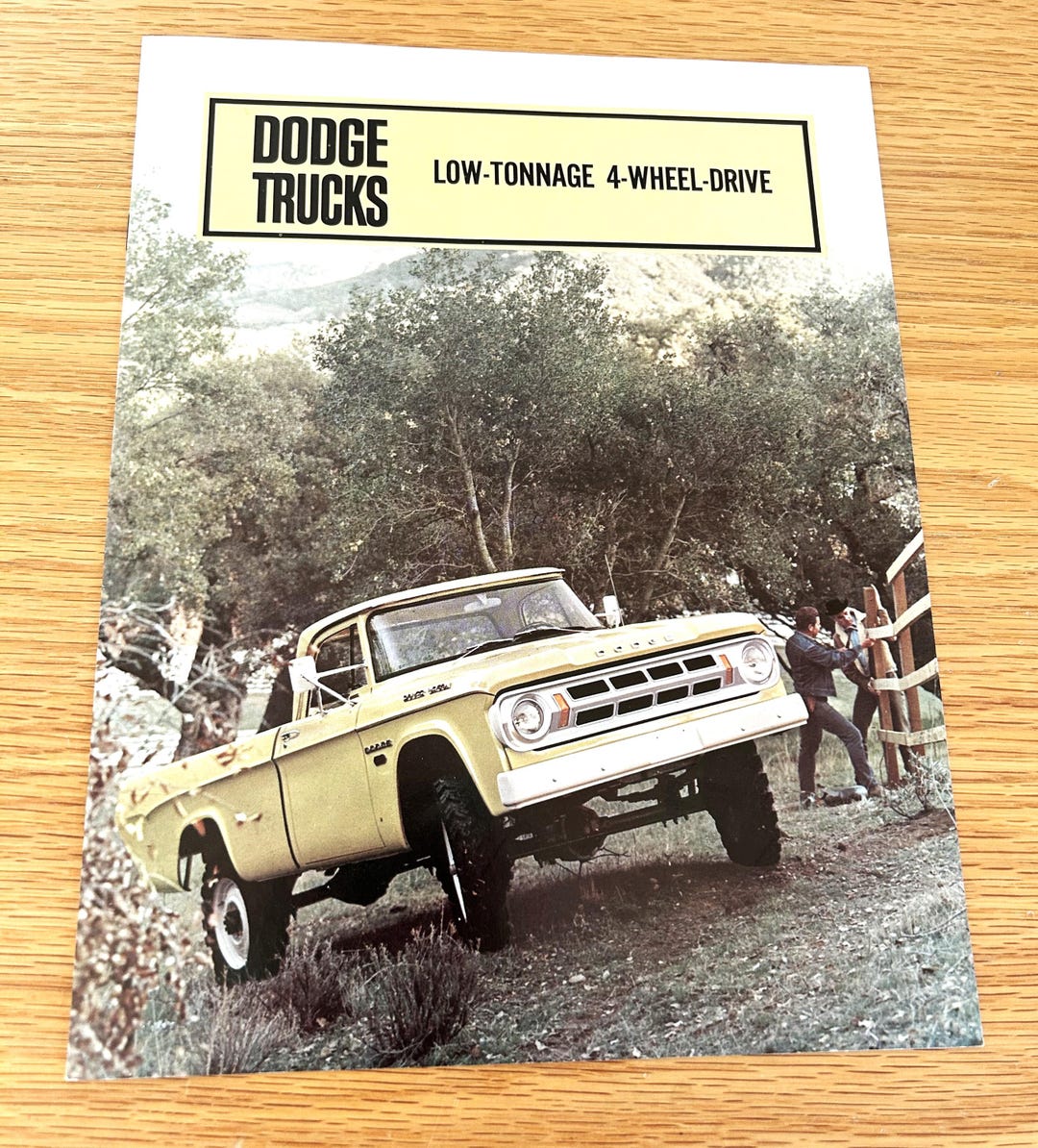 1968 Dodge 4-wheel-drive Truck Original Dealer Sales Brochure - - Etsy