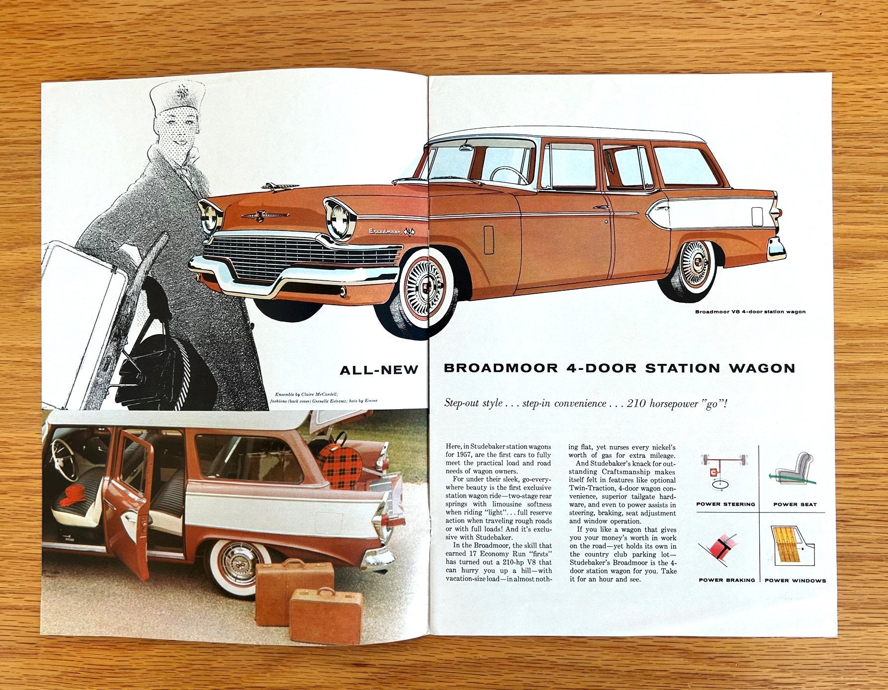 1957 Studebaker Station Wagons Broadmoor / Provincial / Parkview Original Dealer Showroom Sales ...