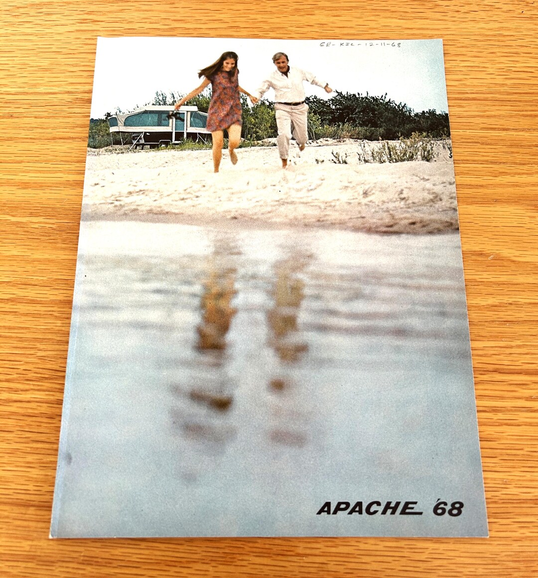 1968 Apache Camping Trailers - Original Dealer Sales Brochure - 8 1/4 ...