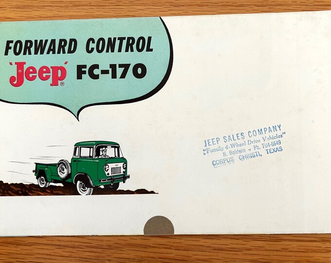 1957 Jeep FC-170 Forward Control Truck GVW 7,000 Lbs. - Original Dealer ...