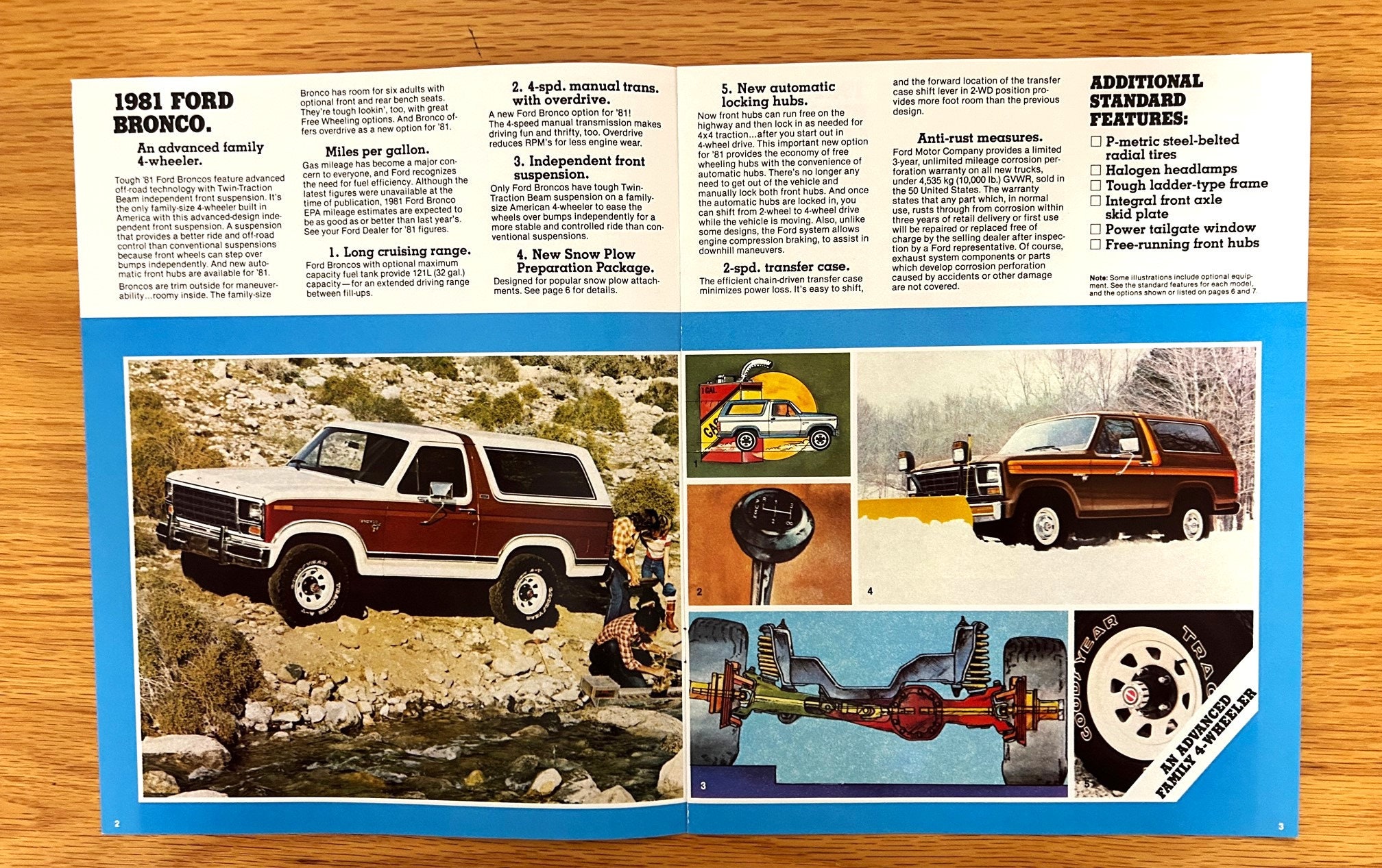 1981 Ford Bronco Bronco XLT / Bronco Free Wheeling / Bronco Custom ...