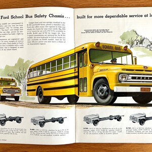 1961 Ford School Bus - Original Dealer Showroom Sales Brochure - Etsy