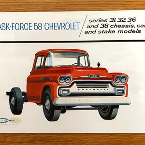 1958 Chevrolet Task Force Trucks Series 31 / Series 32 / Series 36 ...