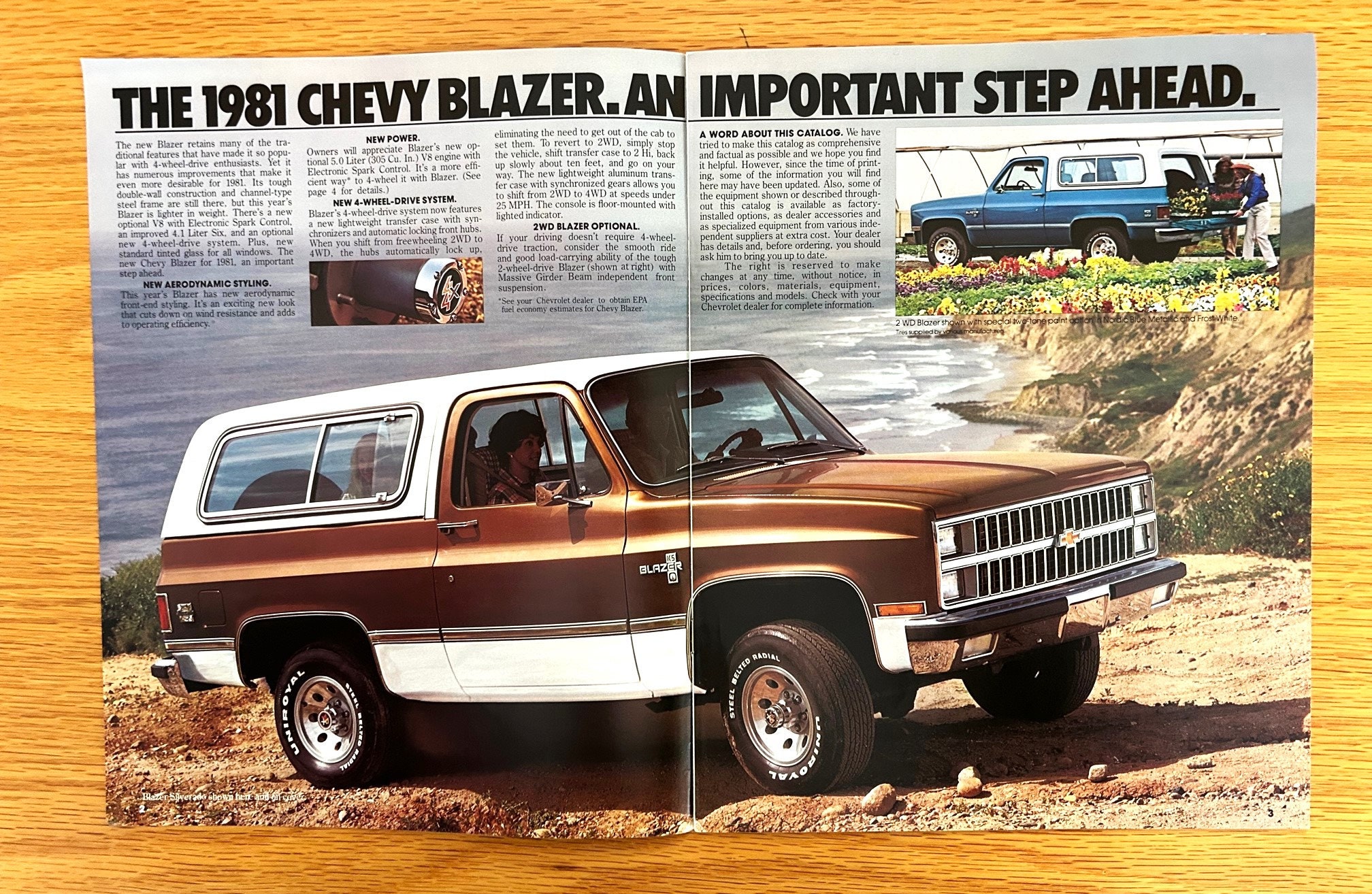1981 Chevrolet Blazer C10 / K10: Original Dealer Showroom Sales ...
