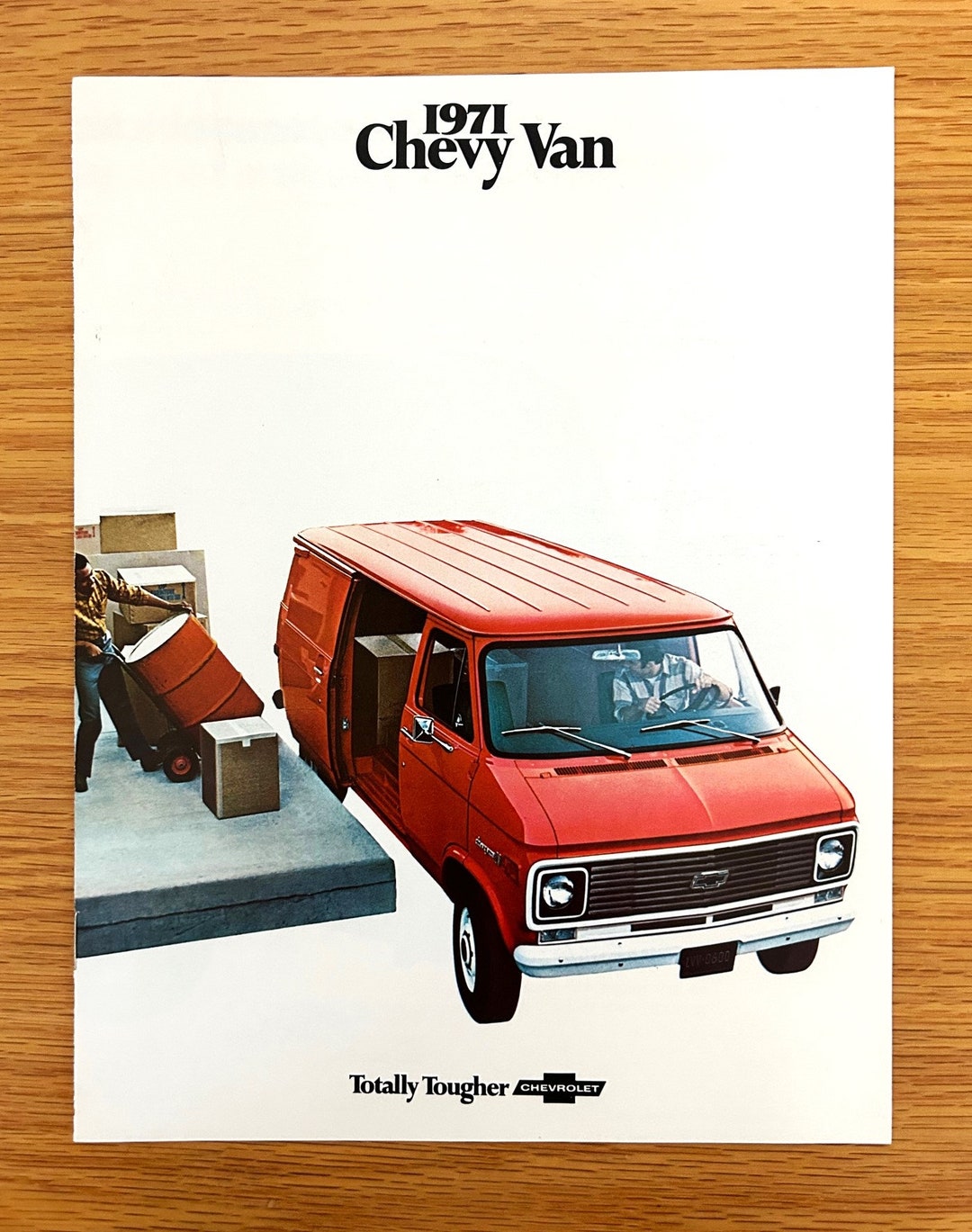 1971 Chevrolet Van Sales Brochure: Original Dealer Showroom - Etsy