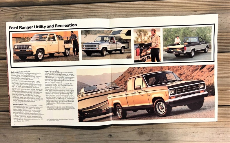 1986 Ford Ranger Pickup Ranger XLT / Ranger STX / Ranger XL | Etsy