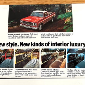 1973 Chevrolet Trucks - Original Dealer Sales Brochure Mailer - Etsy