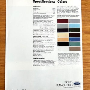 1978 Ford Ranchero - Ranchero 500 / Ranchero GT / Ranchero Squire ...