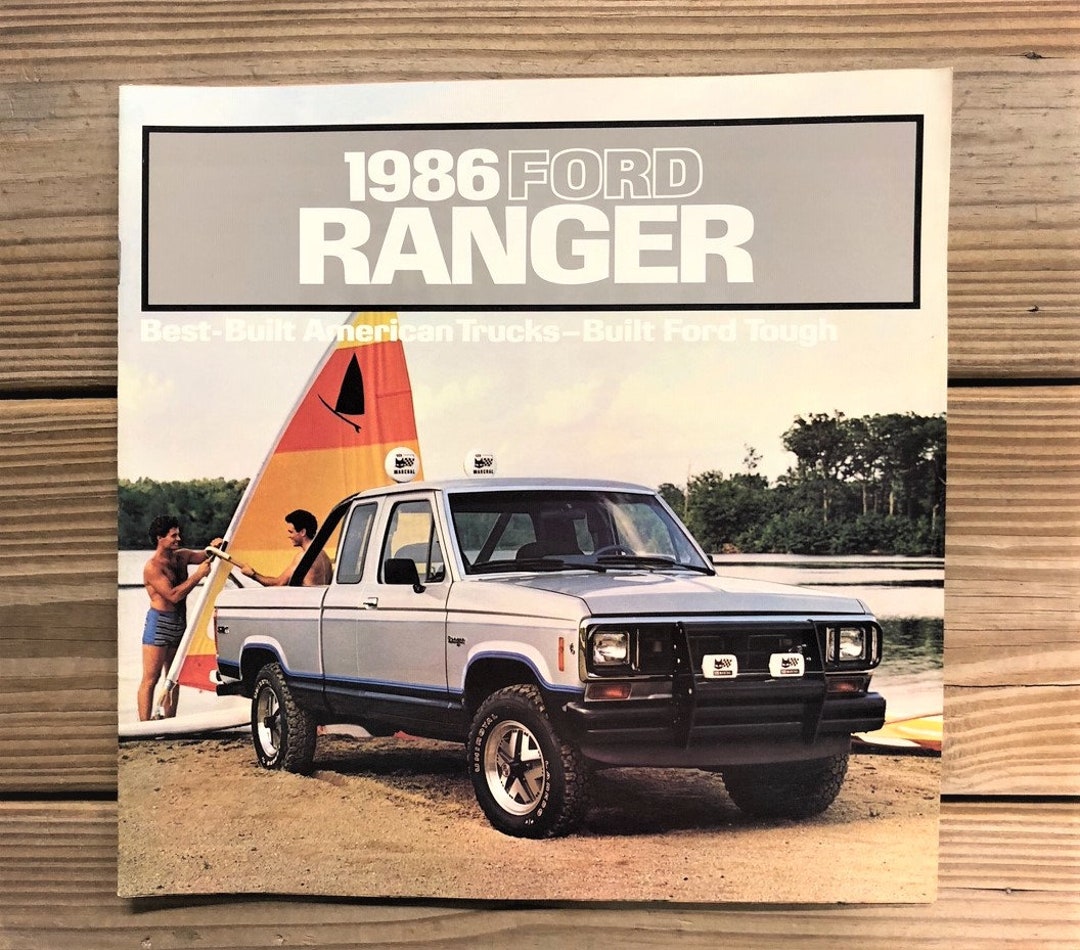 1986 Ford Ranger Pickup Ranger XLT / Ranger STX / Ranger XL Original ...