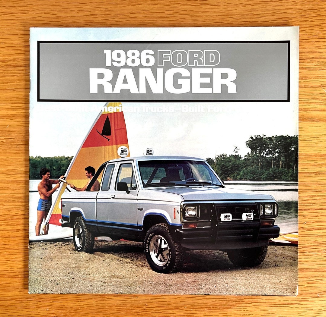 1986 Ford Ranger Pickup Ranger XLT / Ranger STX / Ranger XL Original ...