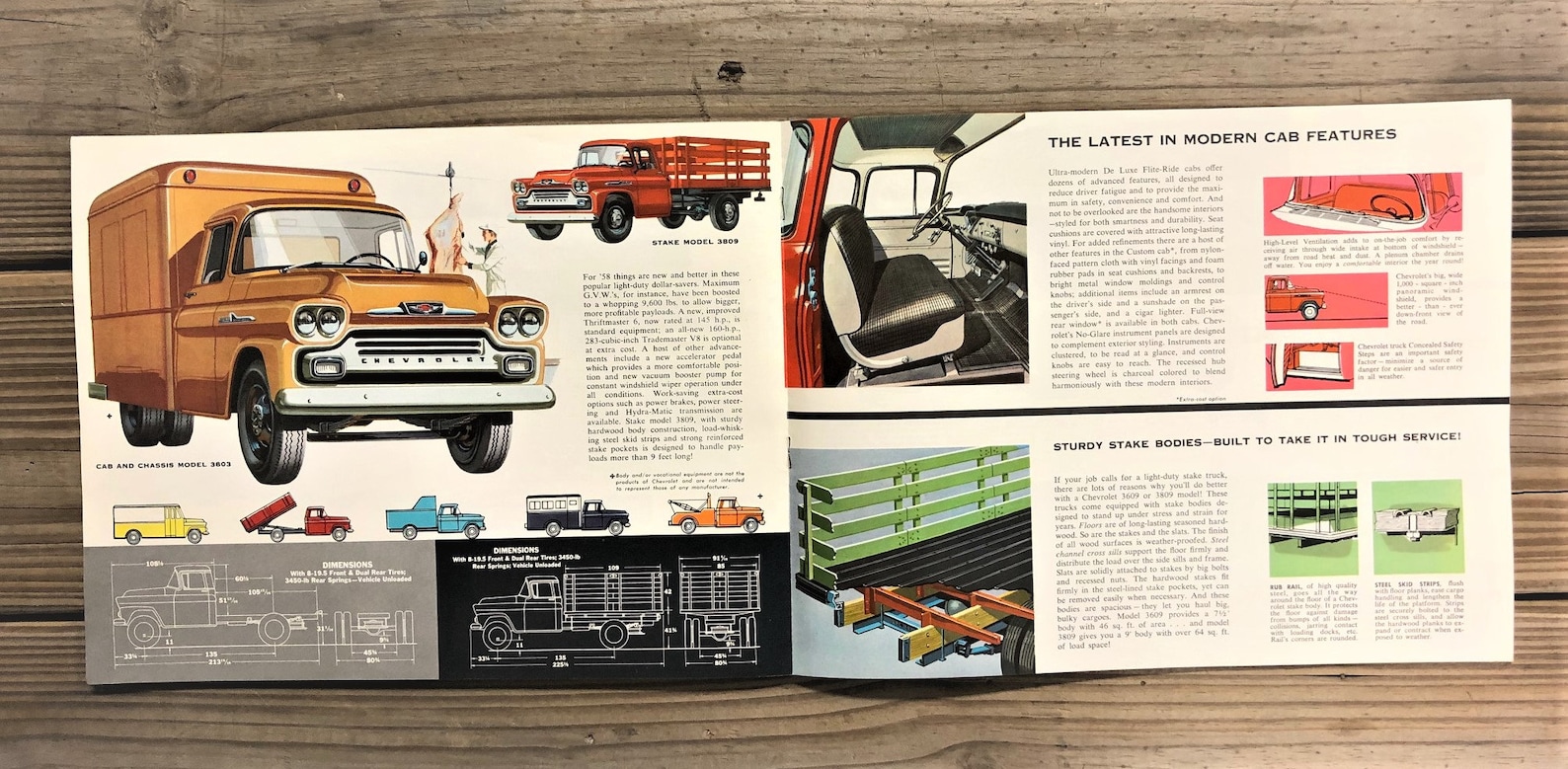 1958 Chevrolet Task Force Trucks Series 31 / Series 32 / - Etsy