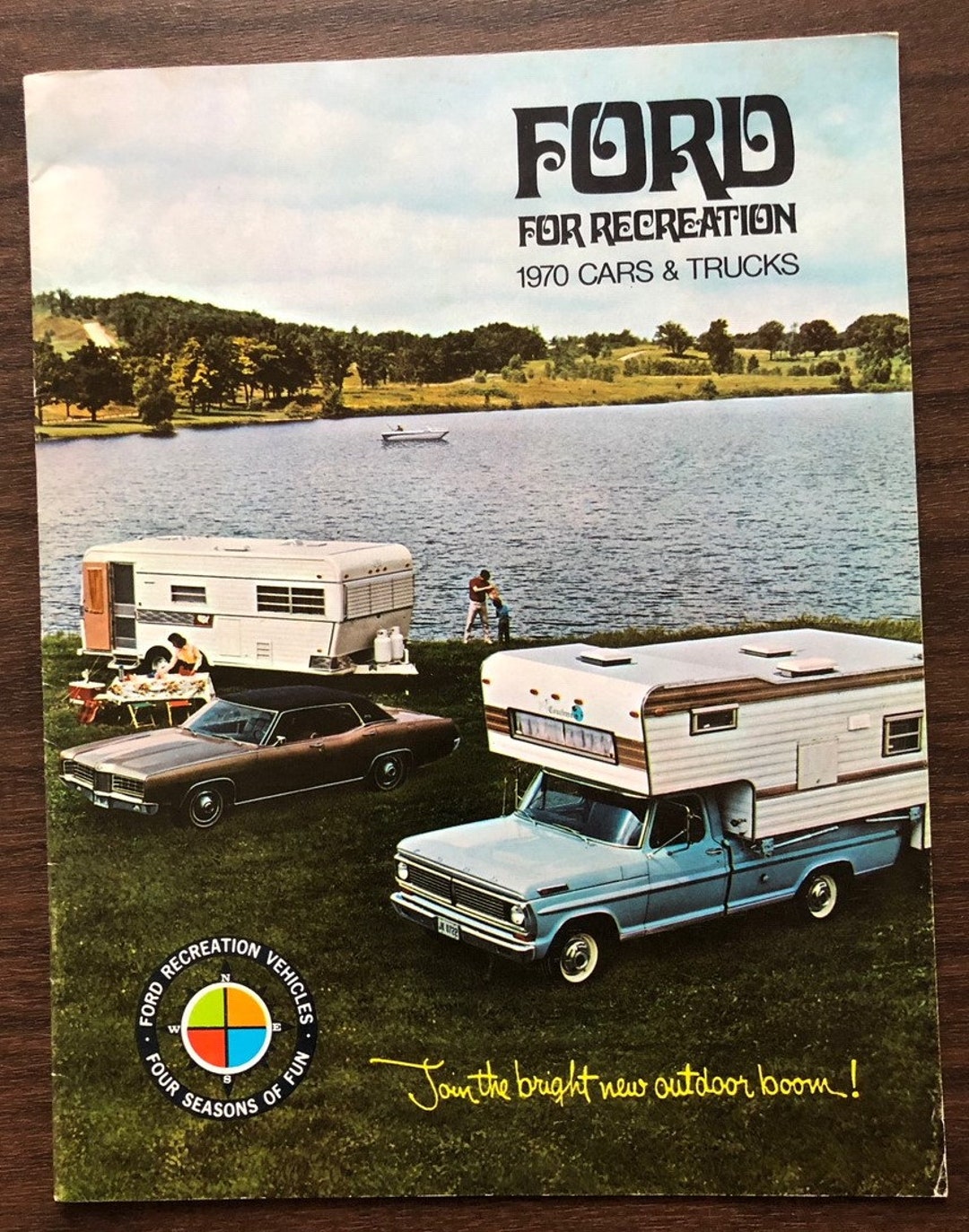 1970 Ford Recreational Vehicles Original Dealer Showroom Sales Brochure ...