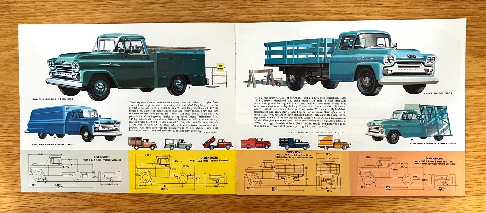 1958 Chevrolet Task Force Trucks Series 31 / Series 32 / Series 36 ...