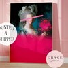 Slay Queen Pink Altered Art Poster - Printed and Shipped - Etsy