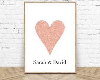 Heart poster | Etsy
