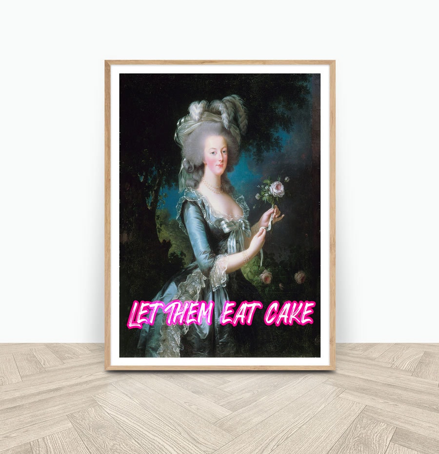 Marie Antoinette Let Them Eat Cake Poster