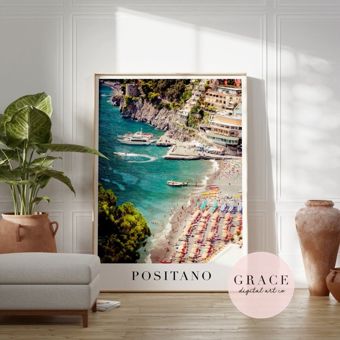 Positano Print, Digital Download, Beach Printable, Positano Photography ...