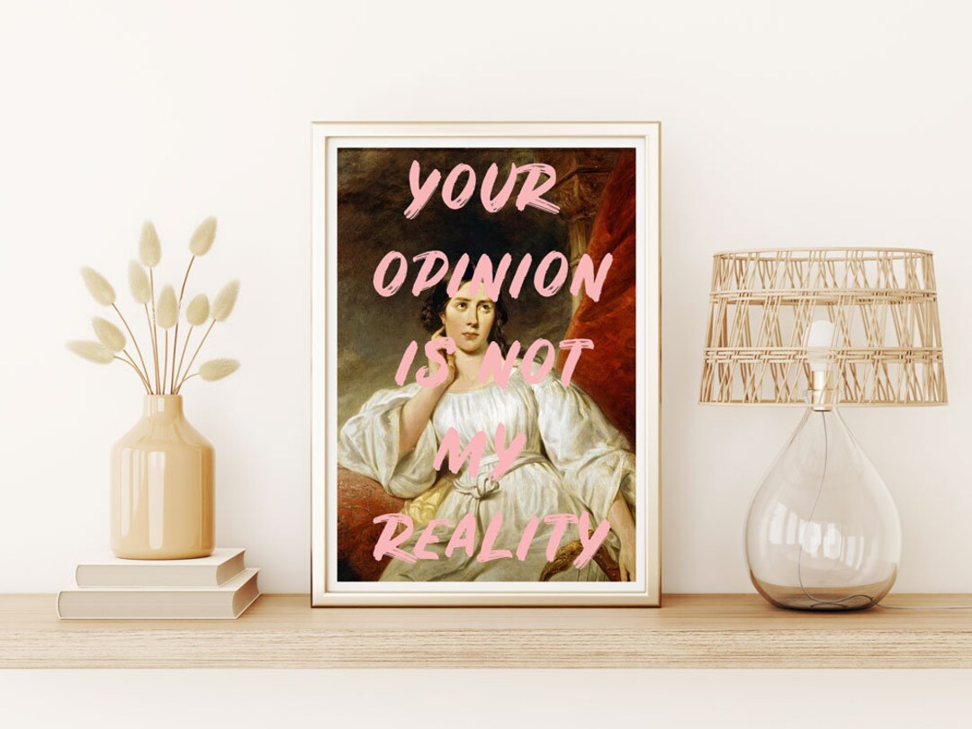 Altered Art Quote Print Digital Download Print Pink Poster - Etsy