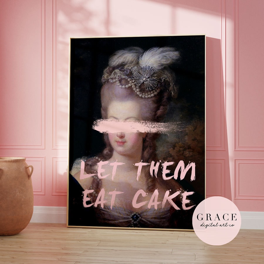 Marie Antoinette Let Them Eat Cake Poster