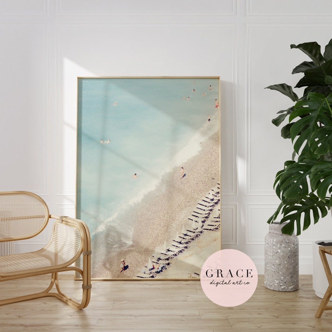 Beach Photography Print Beach Wall Print Printable Beach Art Digital ...