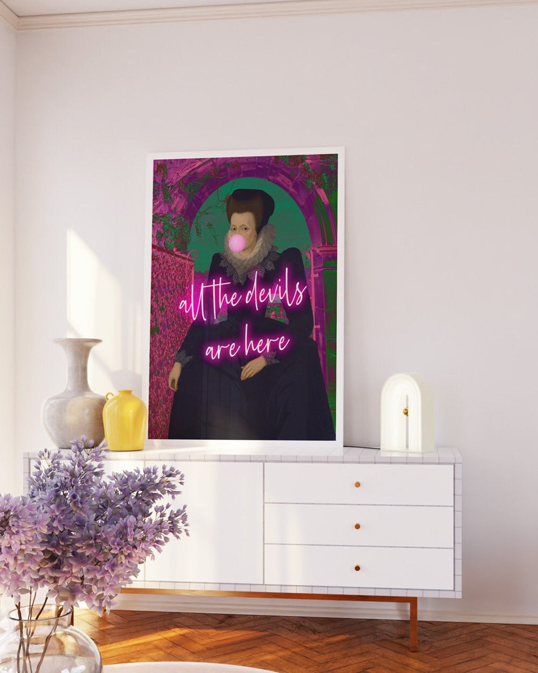 All the Devils Are Here Wall Art Print | Digital Prints | Eclectic Home ...