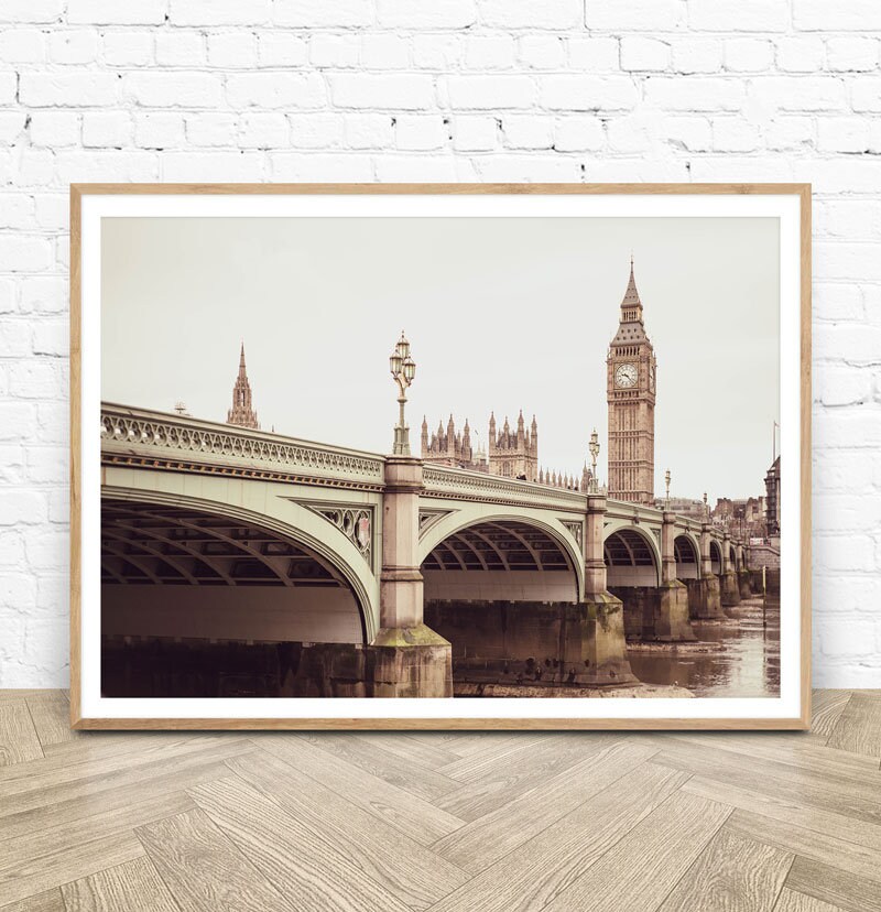 London Photography Print Printable London Wall Poster Big - Etsy