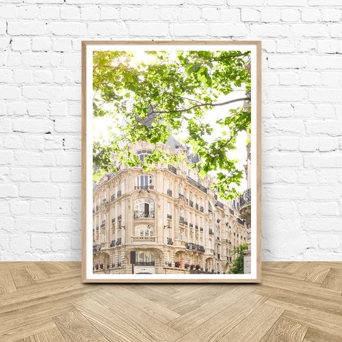 Paris Photography Print Printable Poster Downloadable Wall - Etsy