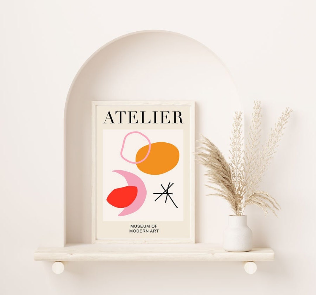 Modern Aesthetic Art Print Modern Abstract Print Colourful - Etsy Australia