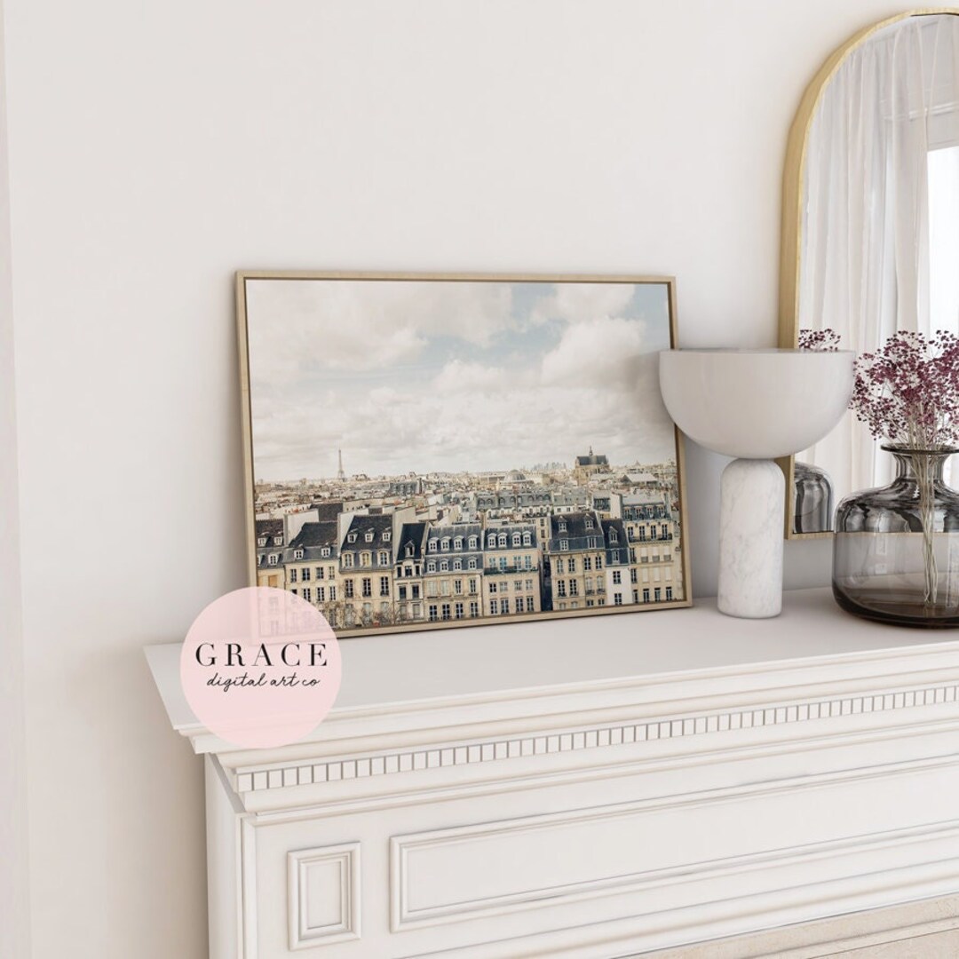 Paris Photography Print Printable Poster Downloadable Wall Art Eiffel ...