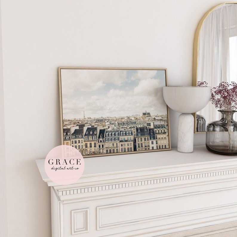 Paris Photography Print Printable Poster Downloadable Wall - Etsy