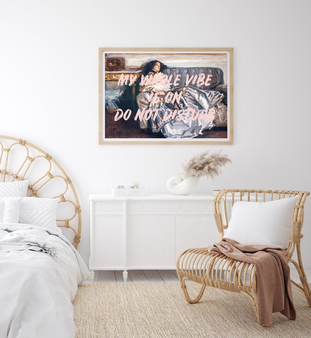 Do Not Disturb Art Print Digital Download Print Altered Art - Etsy
